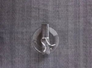 SUSTAINABLE THREADS Timeless Ikat Tablecloth Udaipur- 90" X 60"